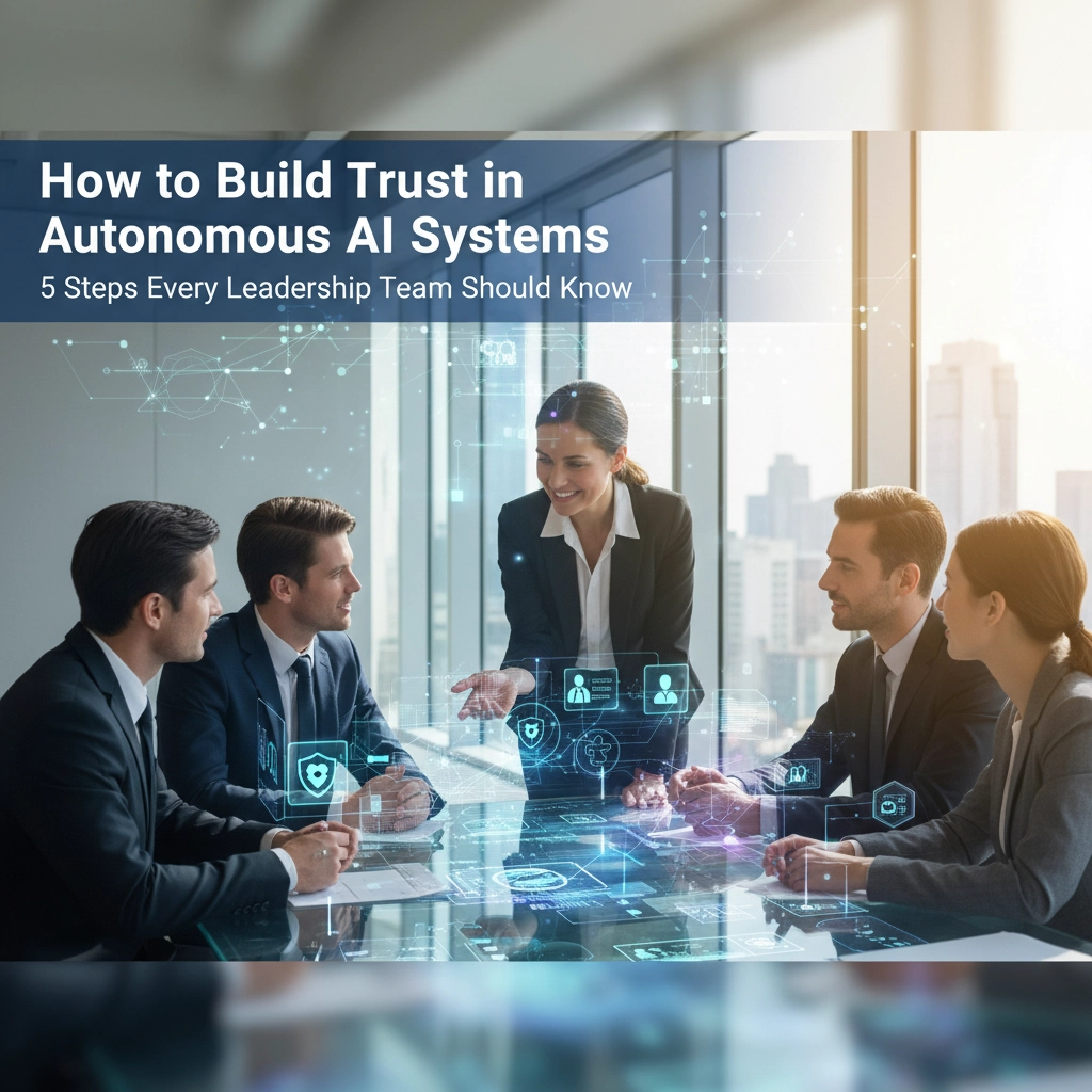 How to Build Trust in Autonomous AI Systems: 5 Steps Every Leadership ...